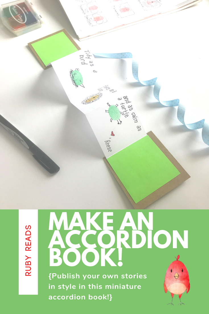 Make a Teeny-Tiny Accordion Book! | Ruby Reads Books
