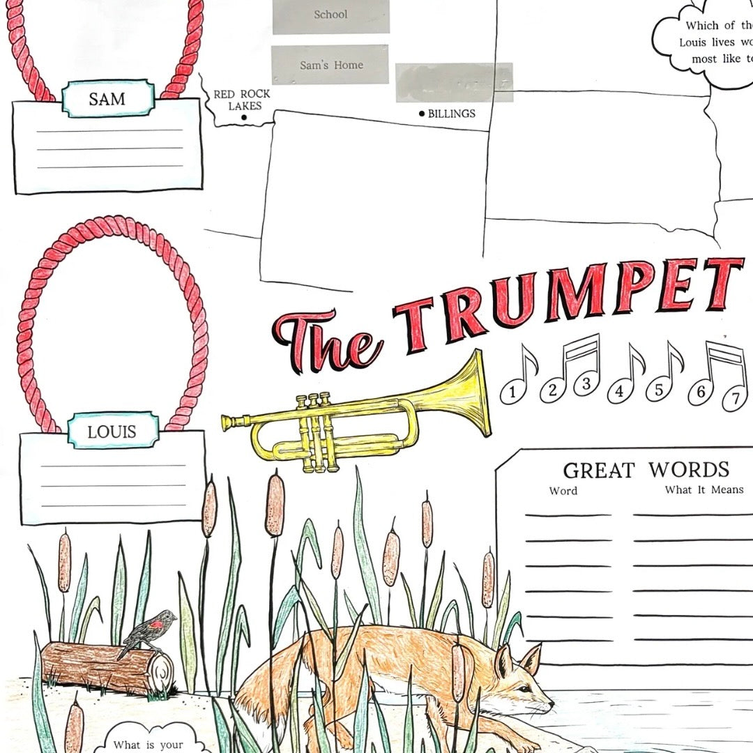 The Trumpet of the Swan Read-Aloud Poster | Ruby Reads Books