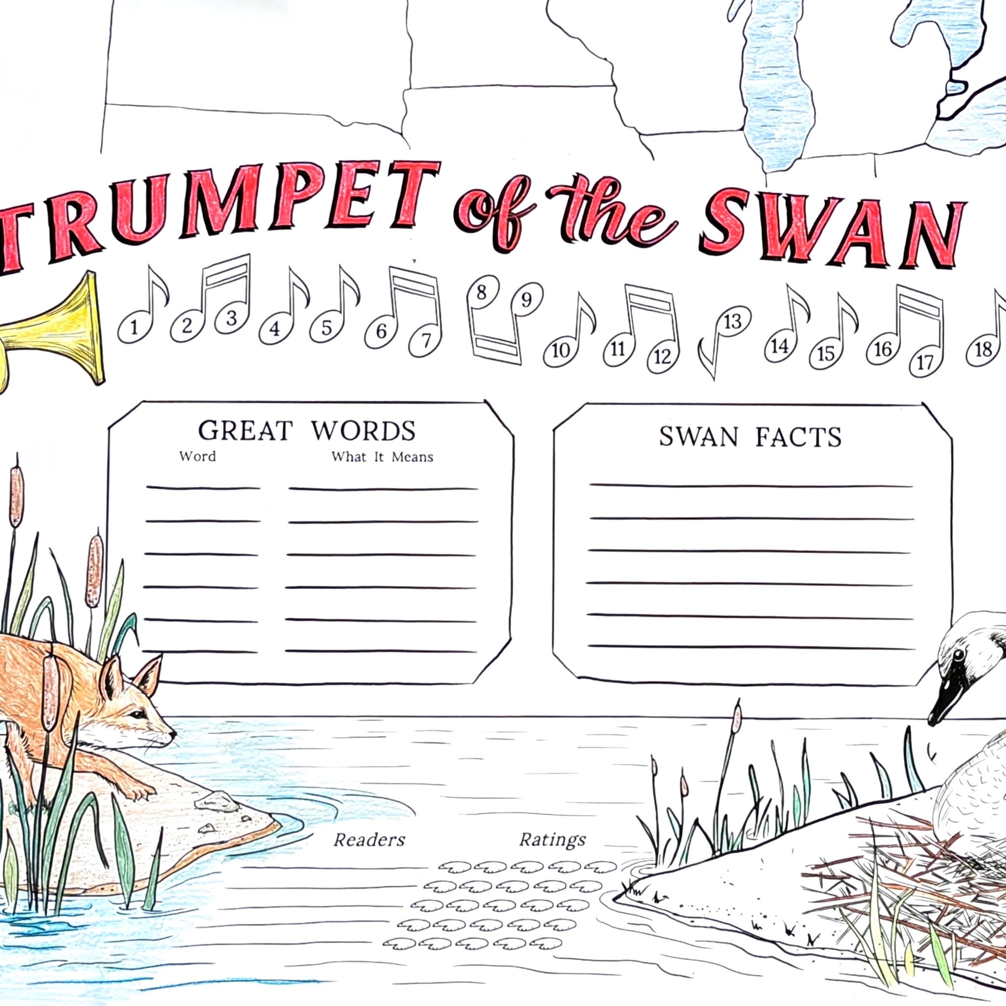 The Trumpet of the Swan Read-Aloud Poster | Ruby Reads Books