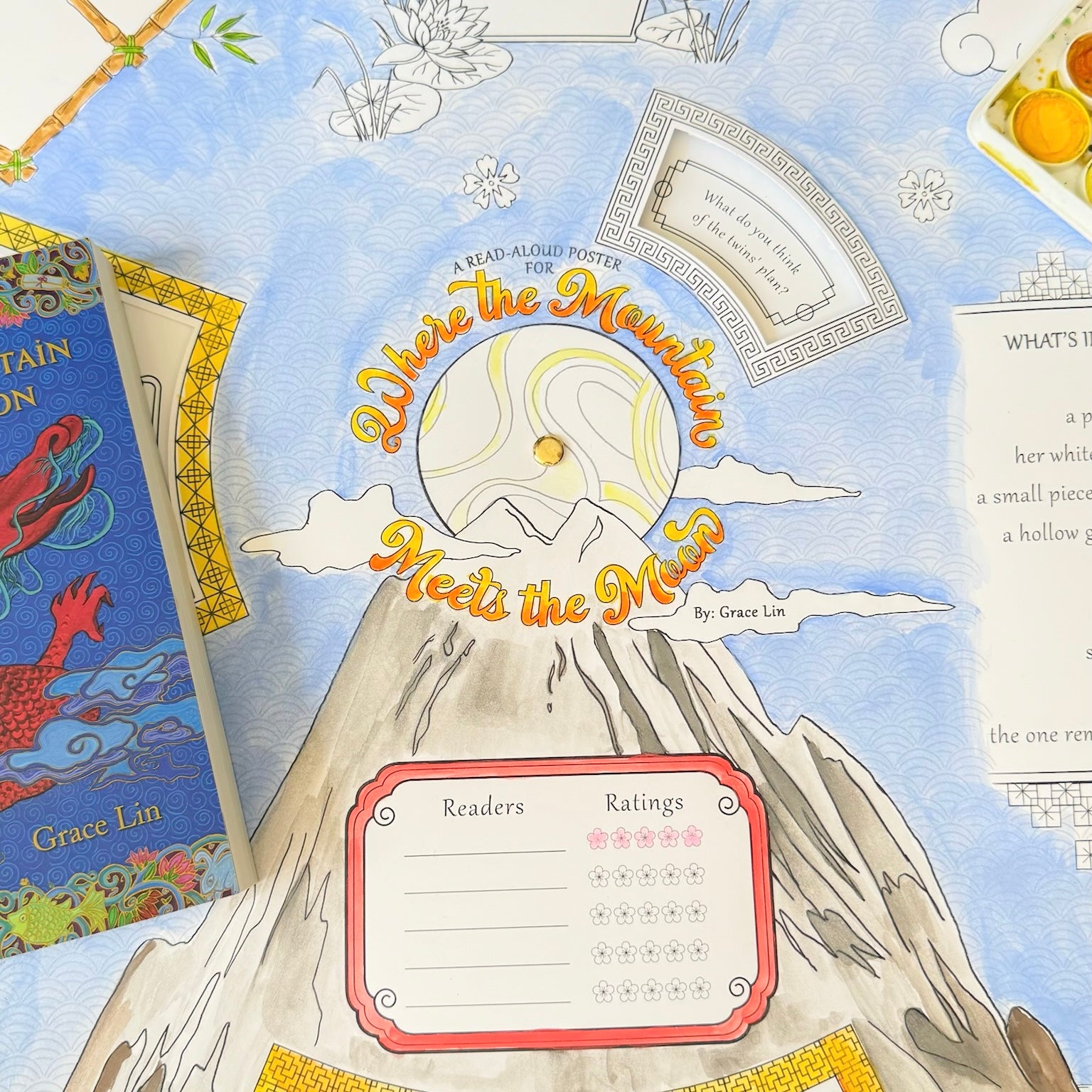 Where the Mountain Meets the Moon Read-Aloud Poster | Ruby Reads Books