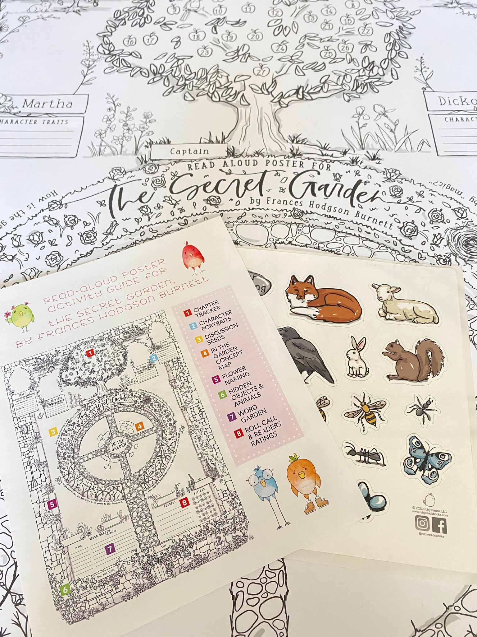 The Secret Garden Read-Aloud Poster | Ruby Reads Books